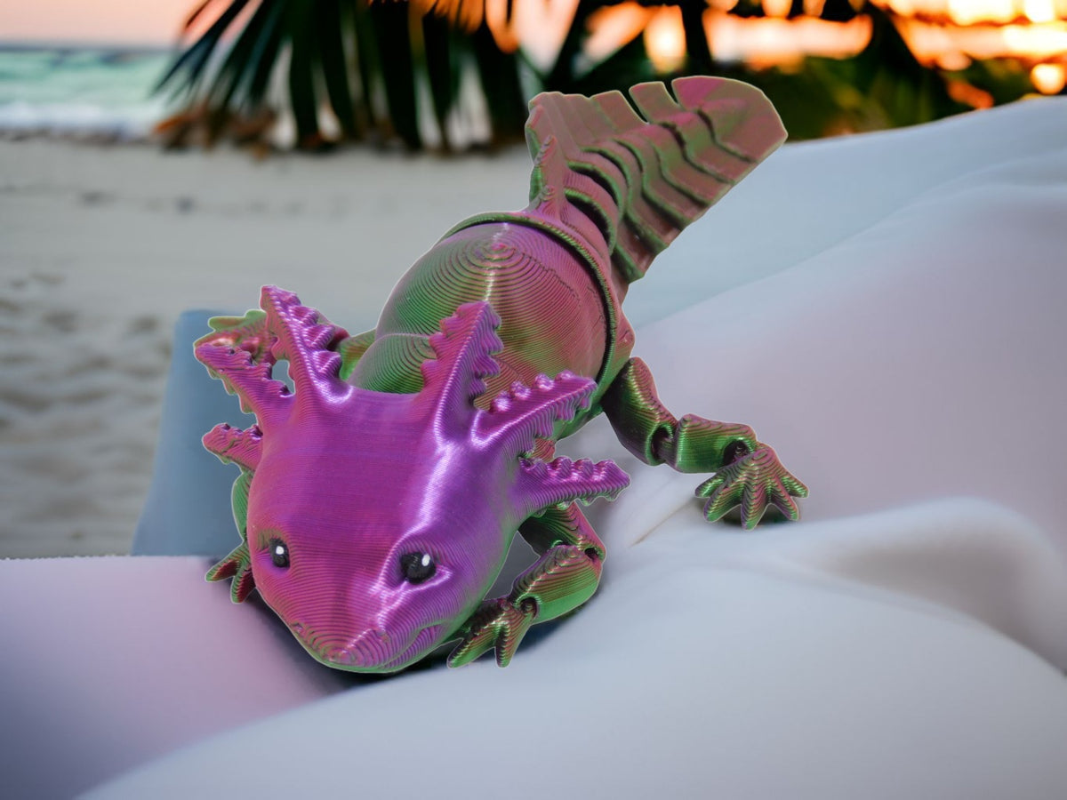 3D Articulated Axolotls – Anesidora Handmade